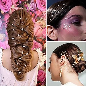 YNLJGC Face Gems Eye Jewels Rhinestones Gems Crystals Pearls Stickers Festival Diamonds for Face Makeup Euphoria Diamonds Hair Body Rhinestones Gems Jewels for Eyes Stickers Stick on Women Decorations