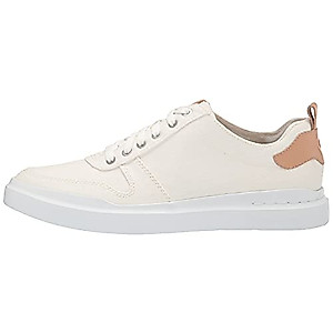 Cole Haan Men's Grandpro Rally Canvas Court Sneaker, Ivory/Natural, 9