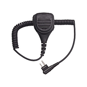 Kymate Waterproof IP56 Speaker Mic with Reinforced Cable for Motorola Radios CP200 CP200D CP185 CP110 CLS1410 PR400 VL50 DTR650 RMU2080 RDU4100 RDV RMV,Shoulder Microphone PMMN4029A PMMN4013A
