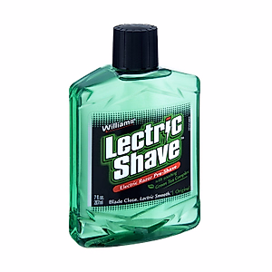 Williams Lectric Shave – Electric Razor Pre-Shave with Soothing Green Tea Complex, 7 fl oz (207 mL)