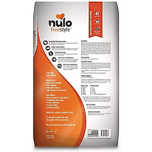 Nulo Adult Grain Free Dog Food: All Natural Dry Pet Food For Large And Small Breed Dogs (Turkey, 4.5Lb)