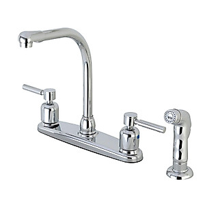Kingston Brass FB751DLSP Concord 8" Centerset Kitchen Faucet, Polished Chrome
