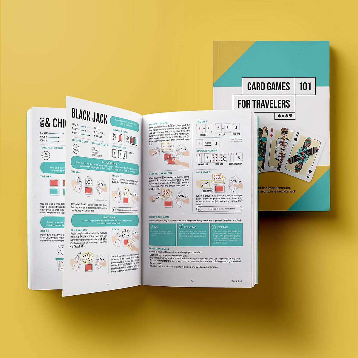 Card Games Set – 30 Fun Classic Games + 2 Custom Decks – Gift for Families, Kids, and Travelers – Ideal for Family Time & Road Trips