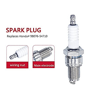 GELASKA HS35 Auger Rubber Paddles with 22431-727-013, 23161-952-771 V-Belt Replaces Honda 72521-730-003, 72552-730-003, 1003375, 1003391 for Honda HS35 A Snow Blowers