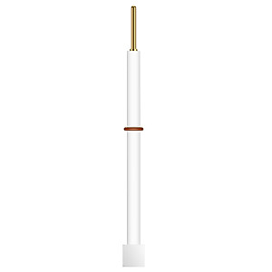 stonylab Nickel Electrode, 10x10x0.1 mm Laboratory Electrolytic Cell Nickel Electrode with PTFE Body Compatible with stonylab Electrolytic Cell