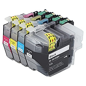 Fafeicy 4 Color Ink Cartridge, Inkjet Cartridge Printer Replacement for MFC J5330DW MFC J6530DW J6730DW MFC J6930DW