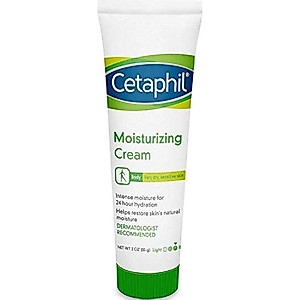 Cetaphil Moisturizing Cream for Dry/Sensitive Skin, 3 Ounce (Pack of 2)