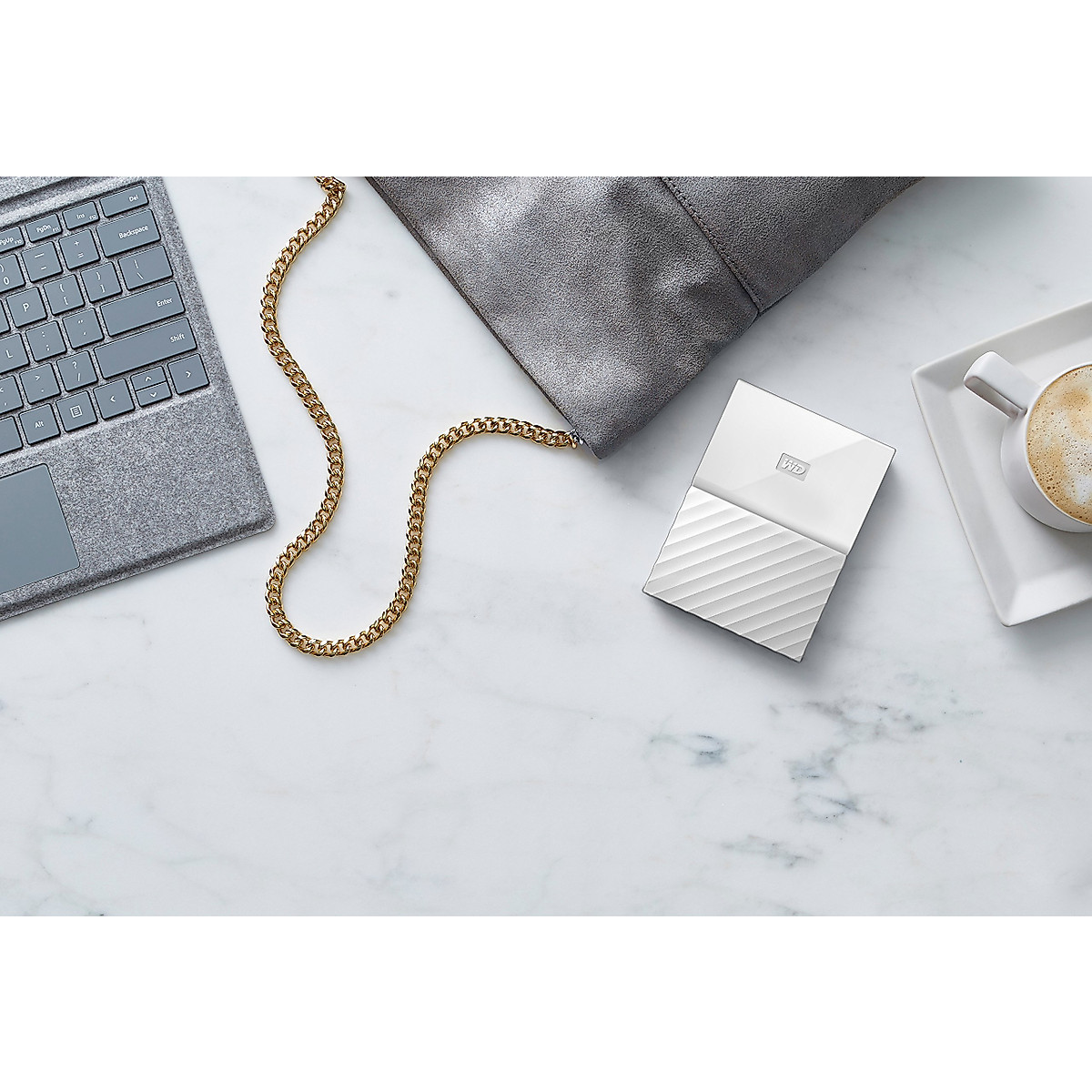 WD 4TB White My Passport Portable External Hard Drive - USB 3.0 - WDBYFT0040BWT-WESN (Renewed)