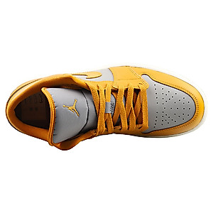 Nike Women's Air Jordan 1 Low UNC Basketball Shoe, Cement Grey/Chutney-sail, 7.5