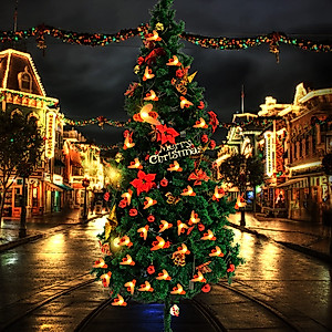 Ovker Solar String Lights 50LED Outdoor Waterproof Simulation Honey Bees Decor for Garden Christmas Decorations Warm White