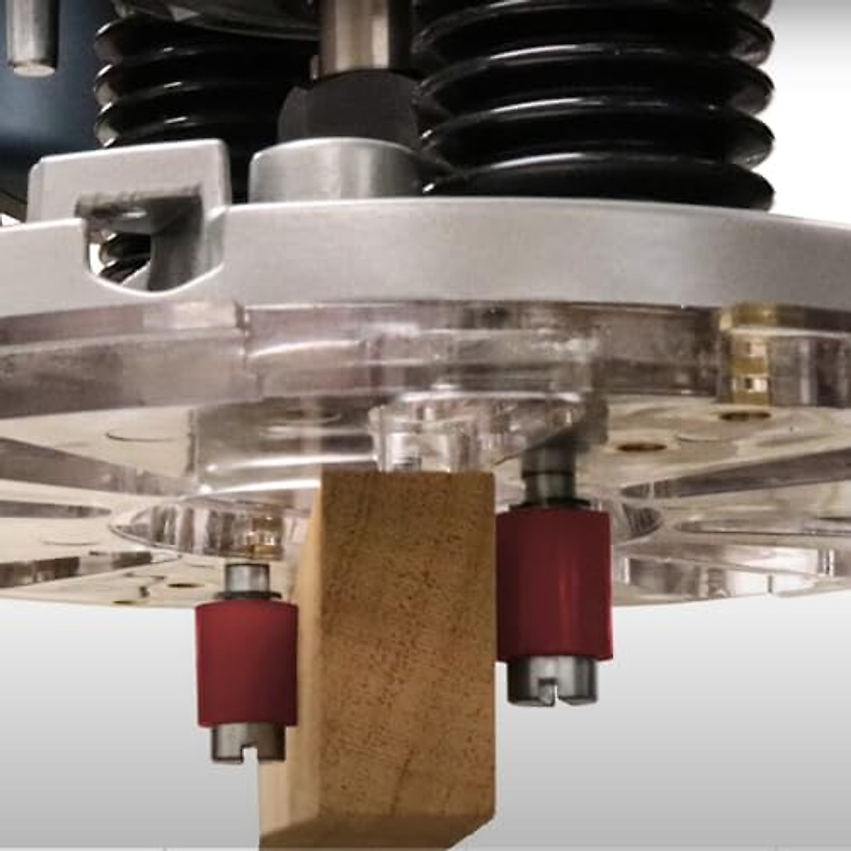 Milescraft 1224 Edge & Mortise Guide - Universal Router Guide for Straight or Cylindrical Edges - Built in Mortise Guide - Bonus Offset Base
