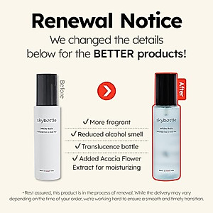 skybottle Hair & Body Mist, Lasting Fragrance with Grapefruit Citrus Scent, Travel Size Perfume and Body Spray, Hygiene Essentials for Women, Girls Valentine Gift, 3.4 Fl. Oz