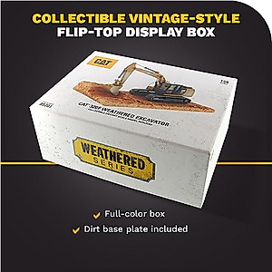 Diecast Masters 1:50 Caterpillar 320F L Excavator Model, Weathered Series Cat Trucks & Construction Equipment | 1:50 Scale Model Diecast Collectible Model 85701