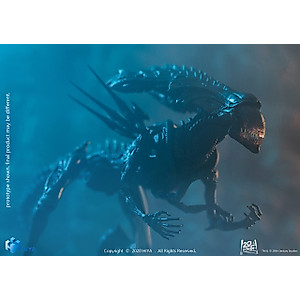 Hiya Toys Alien vs. Predator: Battle Damage Alien Queen 1:18 Scale Action Figure, Multicolor
