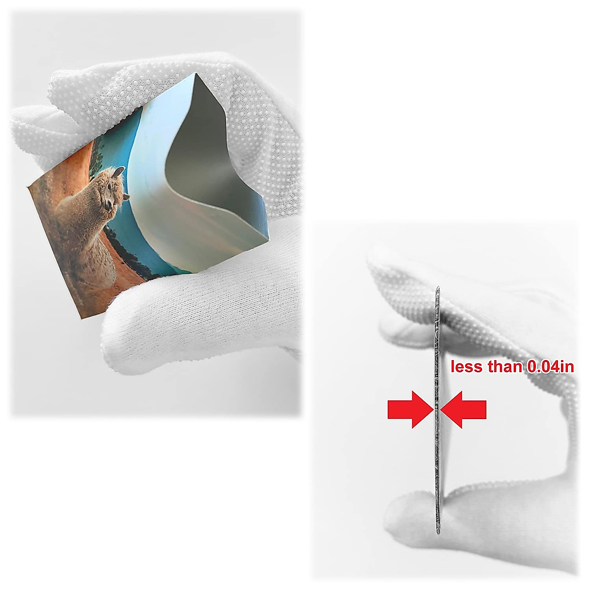 8 RFID Blocking Sleeves, Credit Card Protector, Anti-Theft Credit Card Holder, for Men and Women, Elephant, Zebra, Fox, Giraffe, Hummingbird, Penguin, Alpaca and Piggy Prints