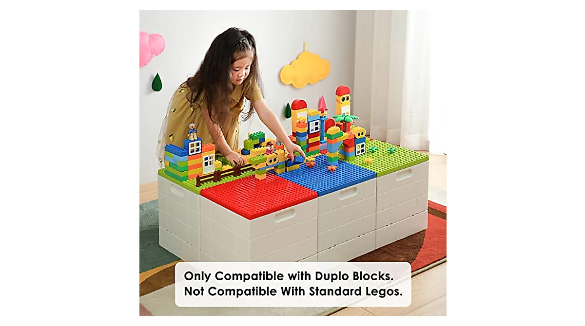 SHIMOYAMA Collapsible Duplo Storage Box & Building Base