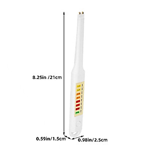 HOLIDYOYO Led Salinity Meter Handheld Electronic Food Salinity Tester Portable Salinometer Soup Saltwater Hydrometer Analysis Detector Conductivity Tester