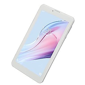 Tablet PC, Kids Tablet 7in IPS High Definition Large Screen Dual Camera 5GWIFI Dual Band 100240V for School (US Plug)