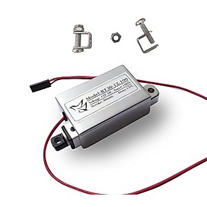 ActoCat Micro Linear Actuator 1.2" Stroke Mini Size - 22Lbs Force - 12V DC Power with Mounting Brackets, for Window Opener, Robotics, Home Automation