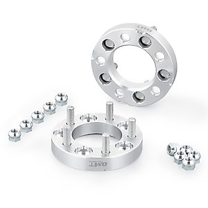 Orion Motor Tech 5x4.5 Wheel Spacers, 1 Inch Spacers with 1/2-20 Studs Compatible with Jeep Wrangler TJ YJ Grand Cherokee Ford Explorer Mustang Ranger, 82.5mm Center Bore Wheel Spacer Kit Set of 2