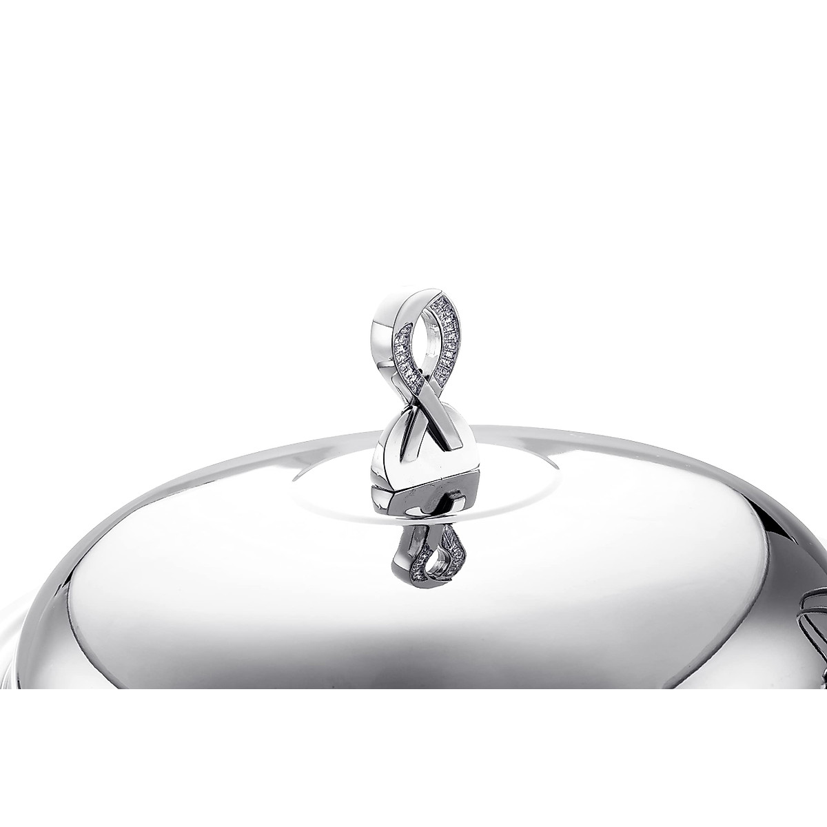 ORDINNER KIT Chafing Dish Buffet Set Stainless Steel Frame Chafing Dishes Glass Dish Server Food Warmer for Parties 4.1L