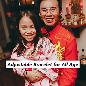 ChiCoko Personalized Bracelet, Projection Bracelet with Picture Inside, Customized Stone Bracelet for Mothers Day Birthday Anniversary Memorial Gifts (X4-2Pack-Black)