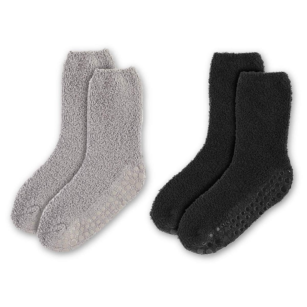 LA ACTIVE Non Slip Yoga Grip Socks - Barre Ballet Pilates Athletic Socks for Men and Women