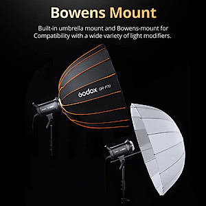 Godox SL100D SL-100D 100W 5600K White Version LCD Panel LED Video Light Continuous Output Bowens Mount Studio Light with P60 Quick Installation Soft Box,Carrying Bag, Light Stand (SL100BI KIT)