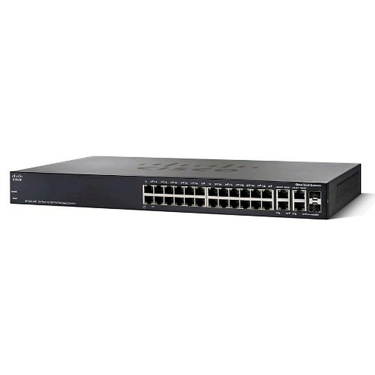 Cisco SF300-24P 24-port 10/100 PoE Managed Switch with Gigabit Uplinks (SRW224G4P-K9-NA)