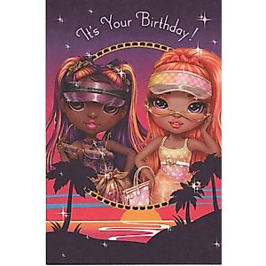 Today and Always by American Greetings Rainbow High Happy Birthday Card - It's Your Birthday! Be Bold Like the Rainbow! - Color Me