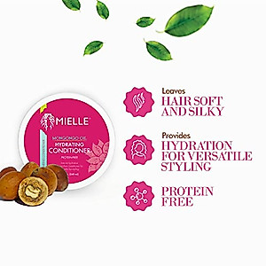 Mielle Organics Mongongo Oil Protein-Free Hydrating Conditioner, 8 Ounces