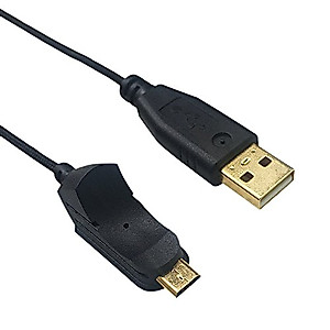 HUYUN New 1meter Nylon USB Cable/USB Line for Razer Orochi 2013&Black Chrome&Blade Edition Wireless Gaming Mouse Replacement
