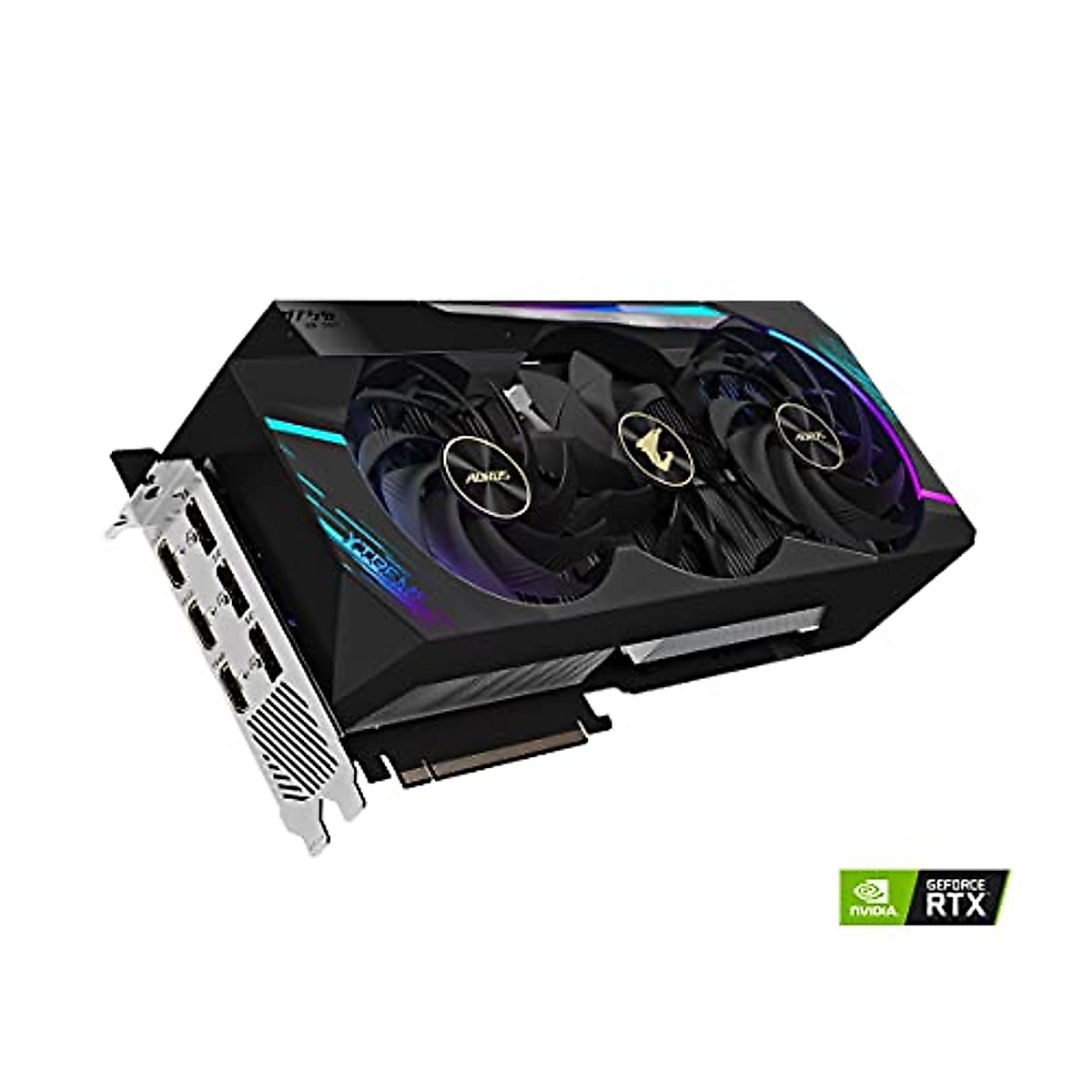 GIGABYTE AORUS GeForce RTX 3080 Ti Xtreme 10G Graphics Card, Max Covered Cooling, 12GB 384-bit GDDR6X, GV-N308TAORUS X-12GD Video Card