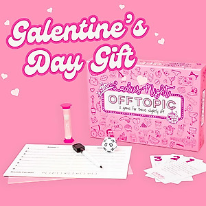 OFF TOPIC Galentine's Day Party Game - Fun Ladies Night Board Game - Girls Night Gift for Friends