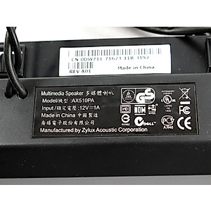 New OEM DELL Multimedia Soundbar Speaker Sound Bar AX510 Black AX510PA C730C DW711 LCD 468-7411 313-6412 313-6219 313-6413 313-6412 Monitor Flat Panel Screen Black Home Theater Ultrasharp