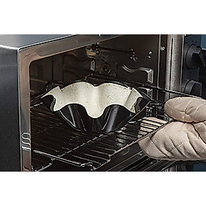 HIC Harold Import Tortilla Bowl Maker, Set of 2, Non-Stick Black Baking Pans