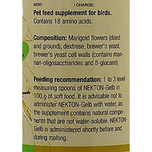 Nekton Gelb to Enhance Yellow Color in Birds, 60gm
