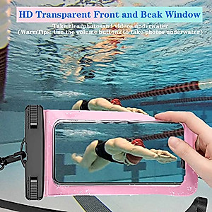 DXNONA 3 Pack Multicolor Universal Waterproof Case,Waterproof Phone Pouch Dry Bag for iPhone,Samsung Galaxy,Up to 7.5",IPX8 Cellphone Dry Bag,Boating,Swimming,Kayaking,Yachting