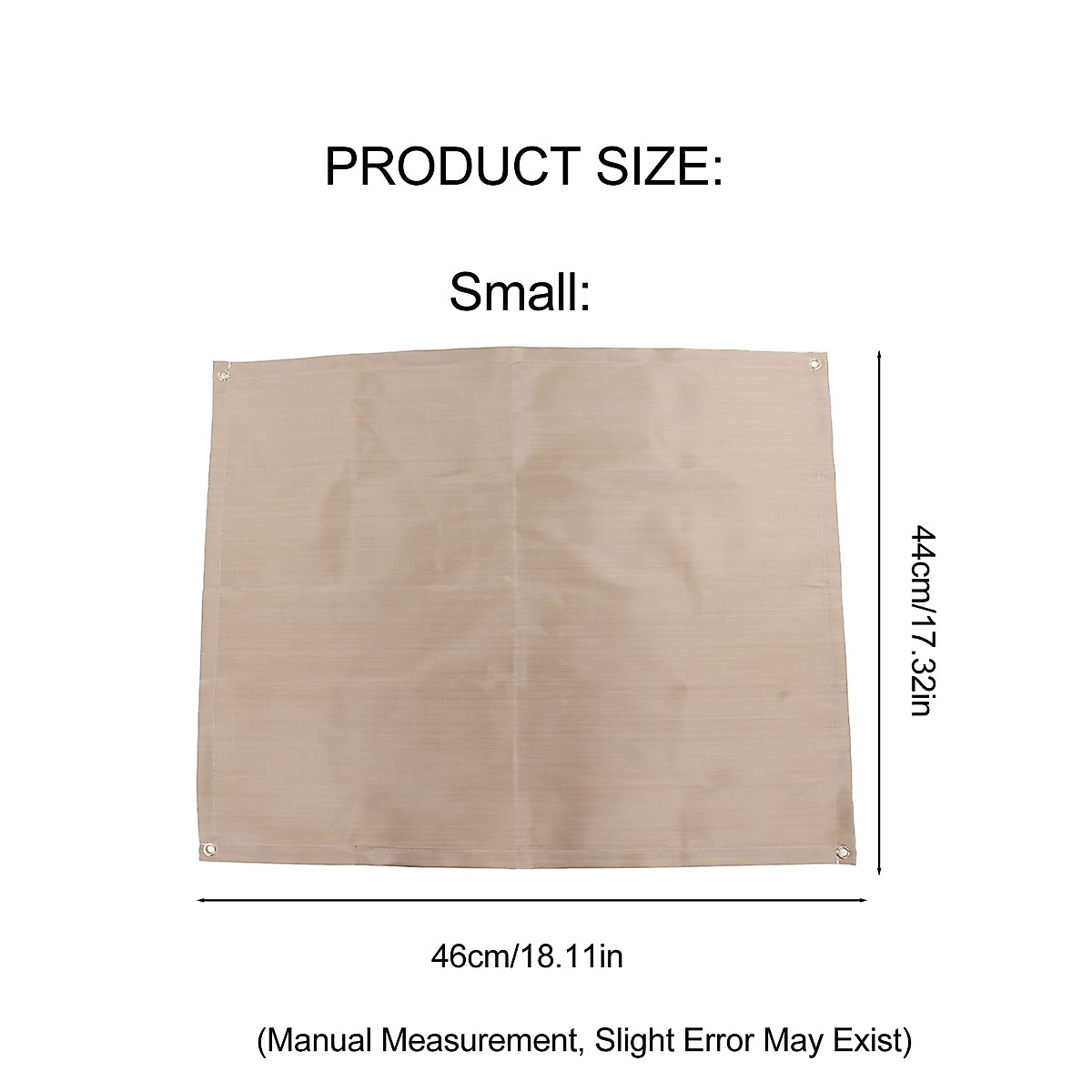 CHICIRIS Fireproof Mat Fiberglass High Temperature Resistant Fire Pit Mat Outdoor Accessories for Barbecue Camping Picnic Foldable and Portable Fire Pit Mat(S)