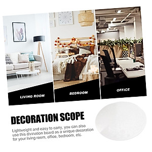 ABOOFAN 4pcs Pendulum Dashboard Divination Board Divination Message Board Divination Pendulum Board Divination Tools Divination Prop Supplies Divination Supplies The Witch Acrylic Letter