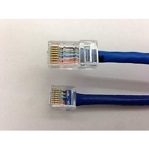 Certicable 5 Ft. Mini RJ45 CAT-5 Patch Ethernet LAN Cable Short Body for Tight Spaces