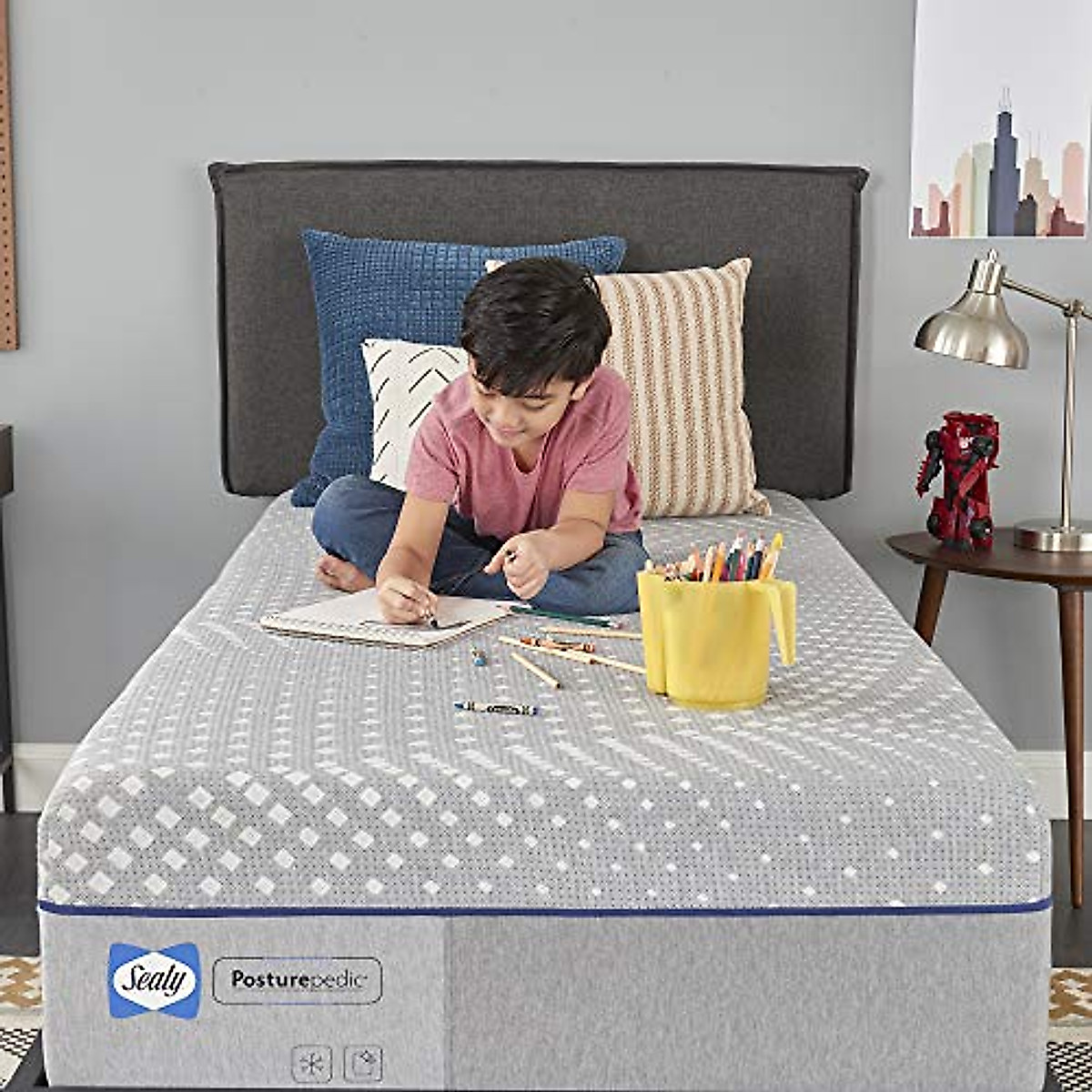 Sealy Posturepedic Foam Lacey Soft Feel Mattress, Twin XL