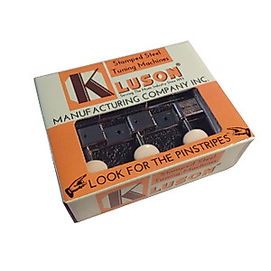 Kluson No-Line"3-On-A-Plate" Guitar Tuning Pegs W/Cream Buttons Fit Gibson Epi