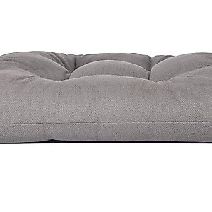 JAMPAYANG Chair Cushion, 4 Pack Chair Cushions for Dining Chairs, Chair Pads and Mat with Ties for Indoor Kitchen Seat and Desk (4 Count - 17 x 16 in, Light Grey)