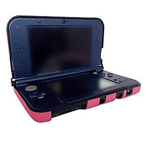 OSTENT Hard Aluminum Case Cover Skin Protector for Nintendo New 3DS LL/XL Console - Color Red