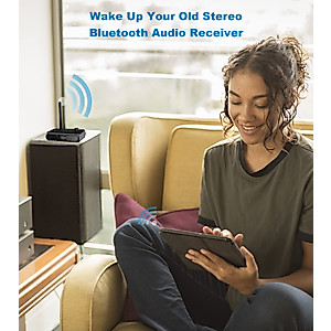 KAIY Bluetooth 5.3 Receiver for Home Stereo, Optical Low Latency & HD Music Audio Bluetooth to RCA Adapter for Stereo/Speakers/Wired Speakers/Home Audio Music Streaming Stereo System, Support AUX/USB