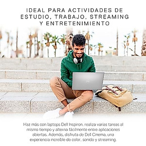 Dell Laptop Inspiron 3520 15.6" Full HD, Intel Core i3, 8GB, 256GB SSD, Windows 11 Home, Español, Plata. Incluye Backpack y Mouse inalámbrico