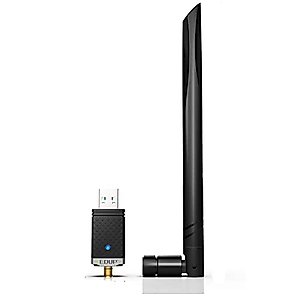 EDUP USB 3.0 Wi-Fi Adapter AC1300Mbps WiFi Dongle 802.11 ac Wireless Network Adapter with Dual Band 2.4GHz/ 5.8GHz 5dBi Antenna for Desktop Windows XP/Vista / 7/8.1/10 / Mac 10. 6-10.15