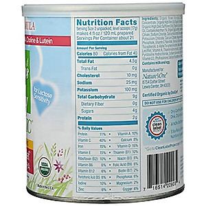 Baby's Only Toddler Formula, Lactose Relief, Organic, 12.7-Ounce Can