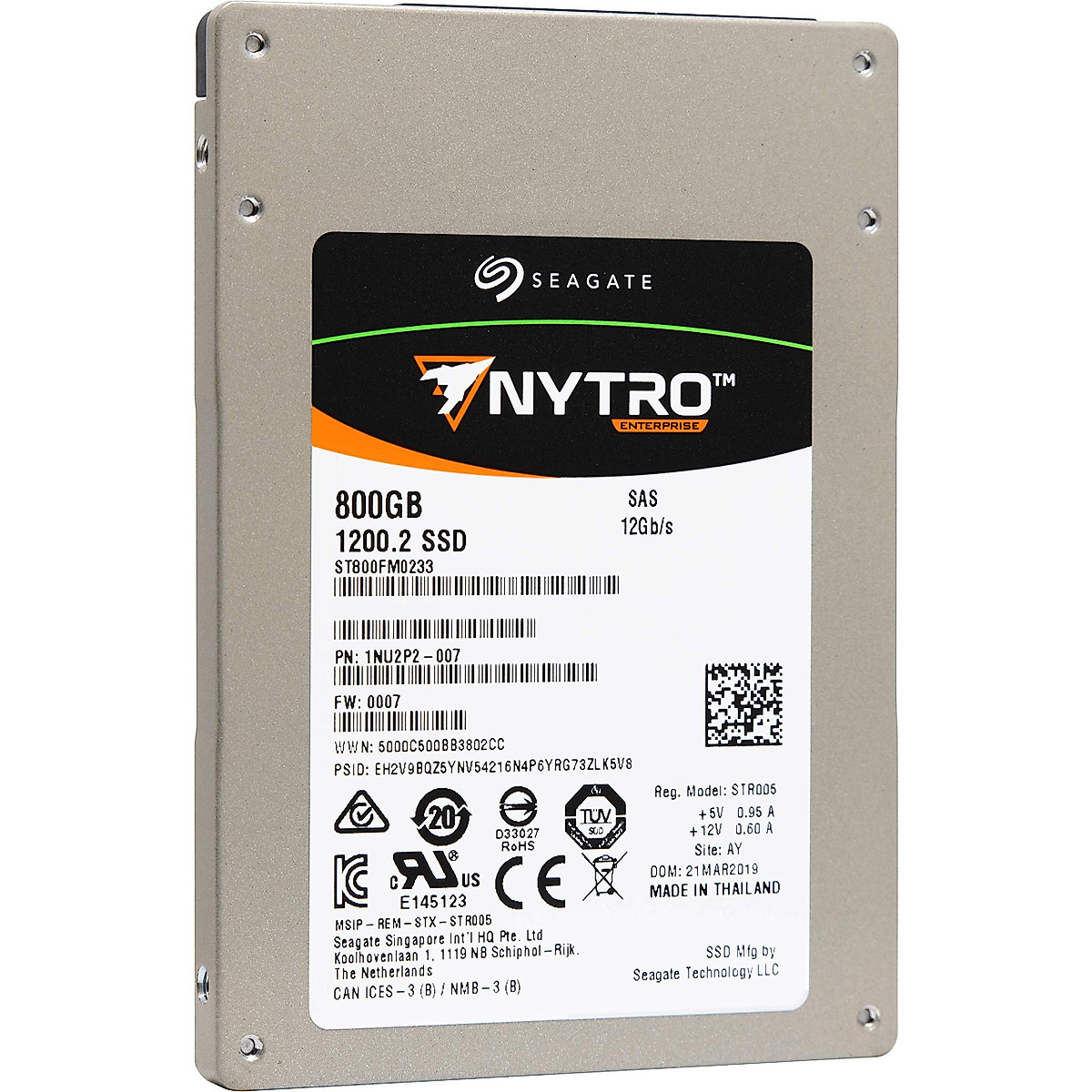 Seagate Nytro 1200.2 ST800FM0233 800GB eMLC Dual 12Gb/s SAS 2.5"-7mm